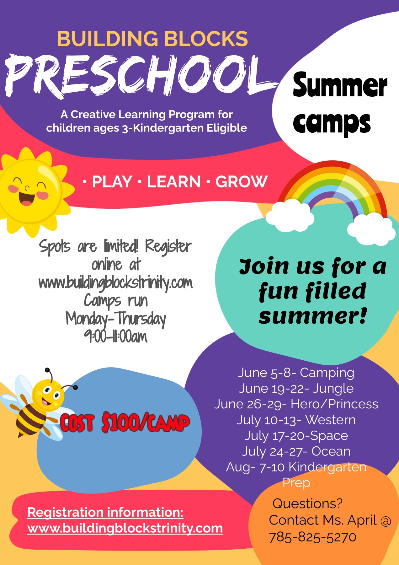 Building Blocks Preschool – at Trinity United Methodist Church in ...